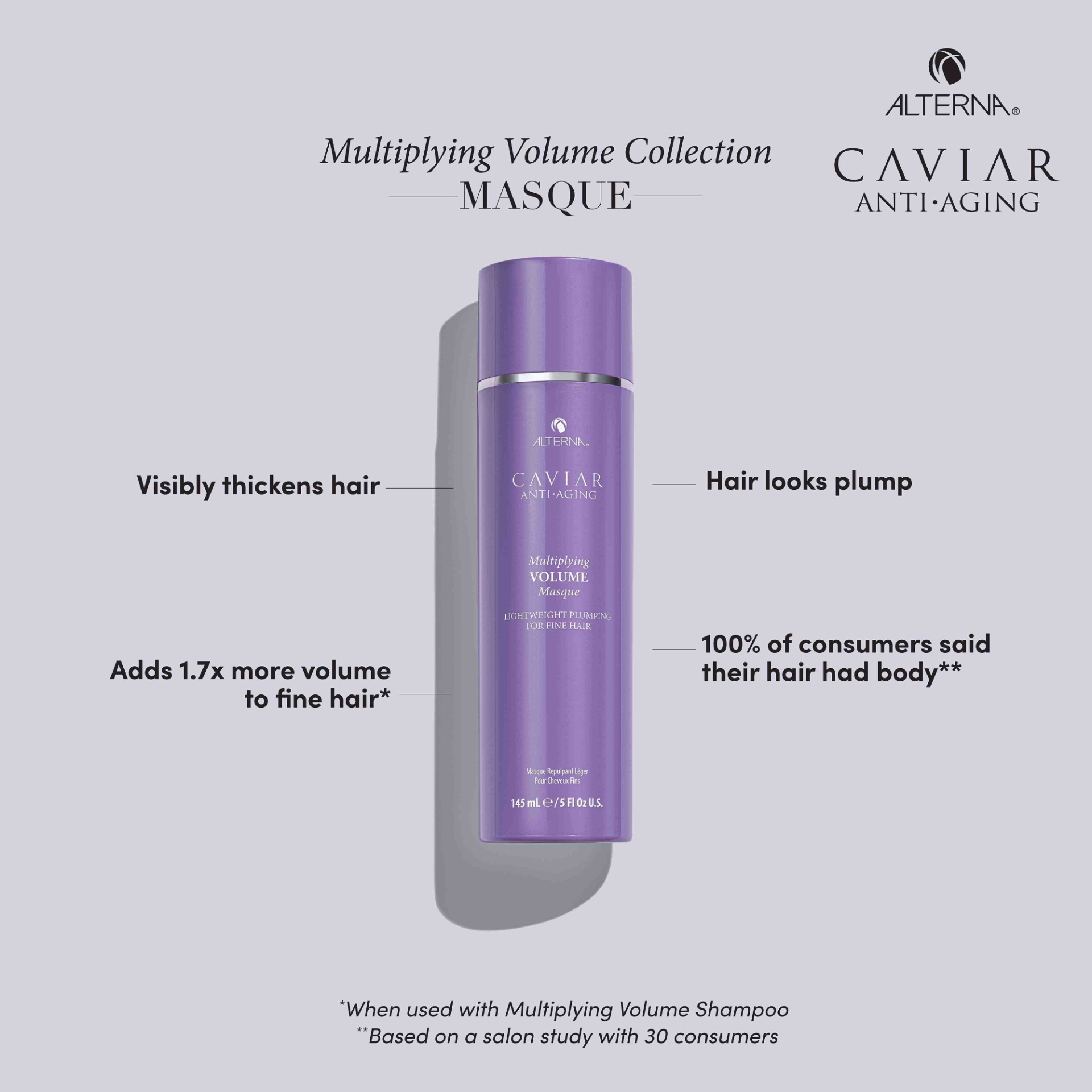 Caviar Anti-Aging MULTIPLYING VOLUME Masque | Alterna Haircare